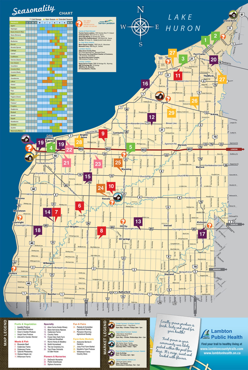 What about the printed map? – Locally Lambton