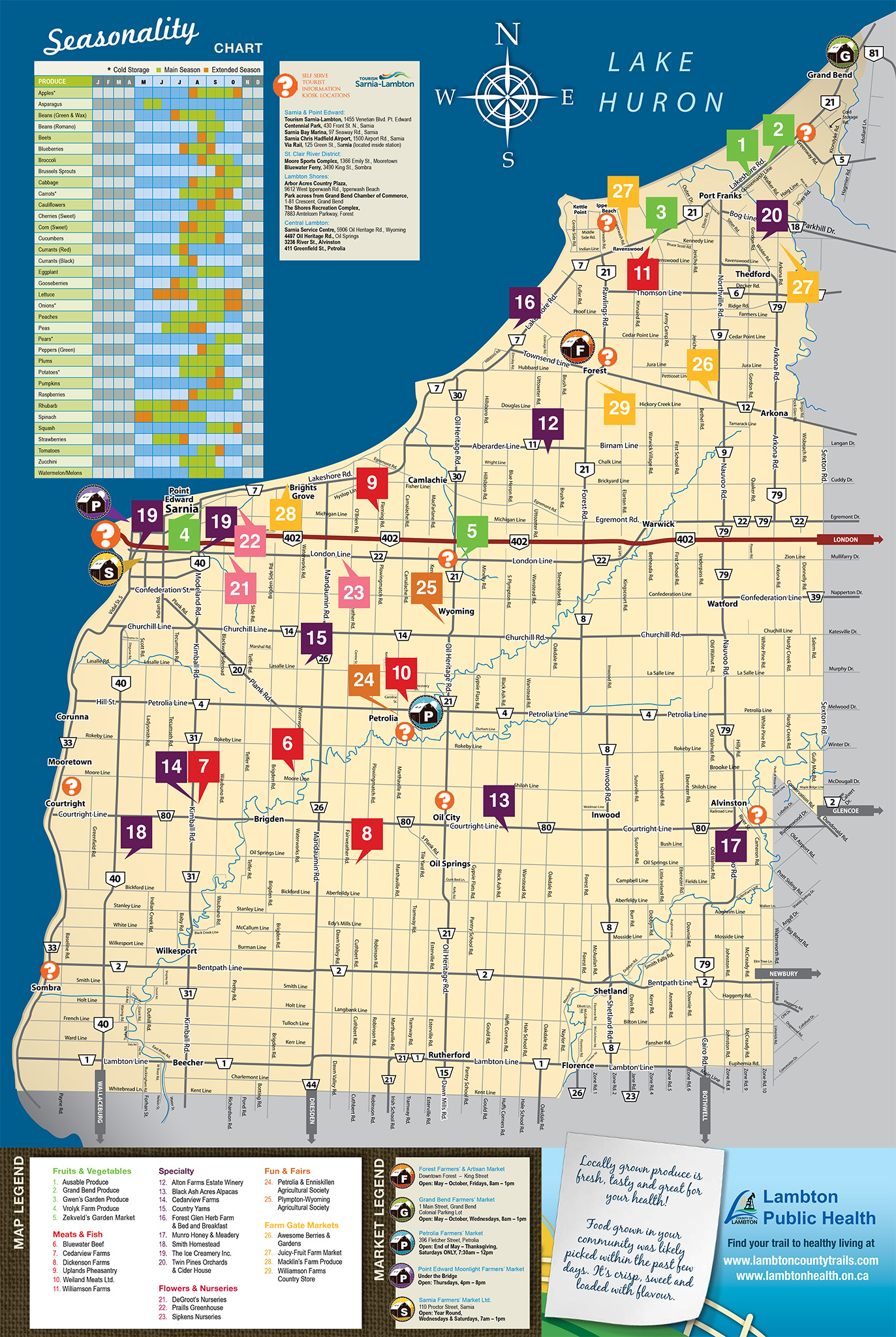 What about the printed map? – Locally Lambton